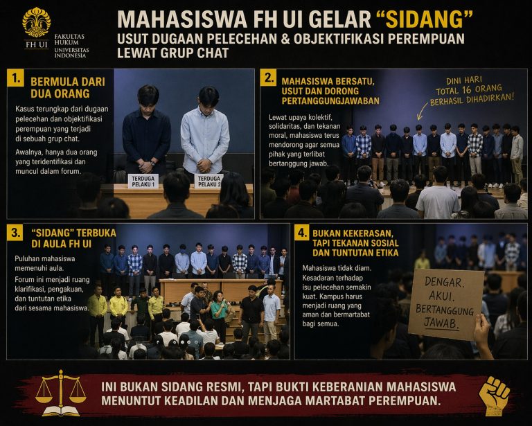 FH UI 16 Mahasiswa "Disidang" Massa Akibat Objektifikasi Perempuan di ...